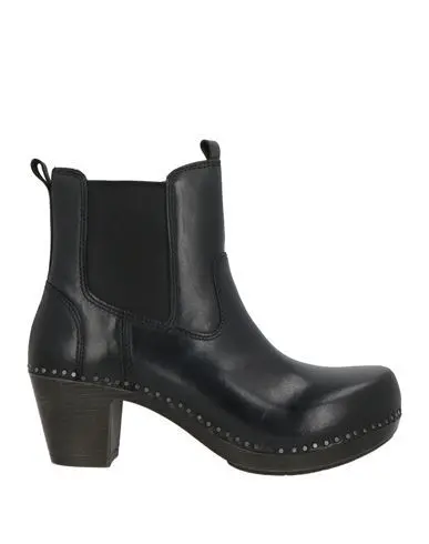 Dansko Calfskin Ankle Chelsea Boots - Black