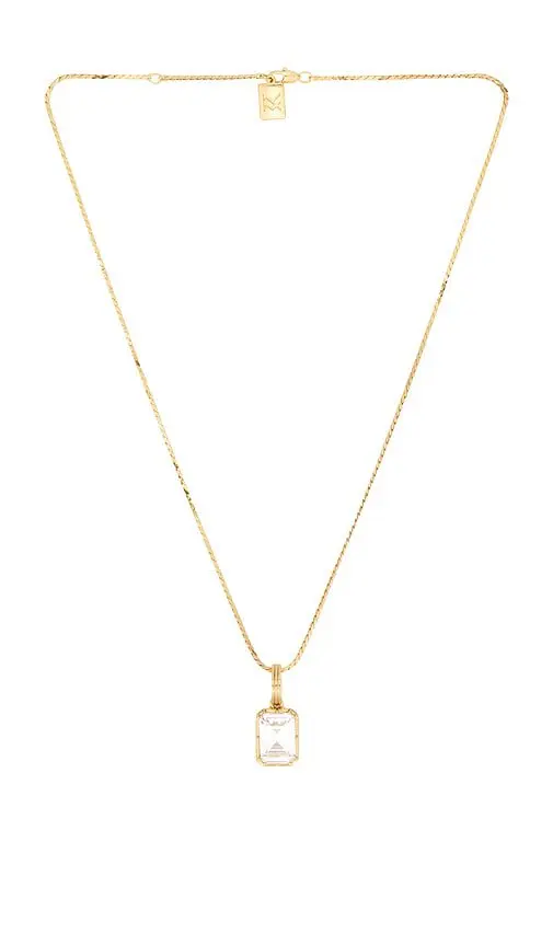 MIRANDA FRYE Allure Charm Necklace In Metallic