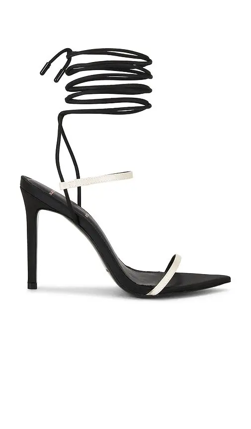 BLACK SUEDE STUDIO Lauren 100 Sandal In Black