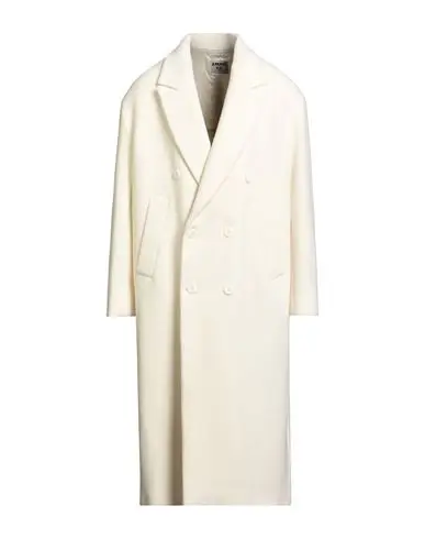 A PAPER KID Coat Ivory Size Wool, Polyamide