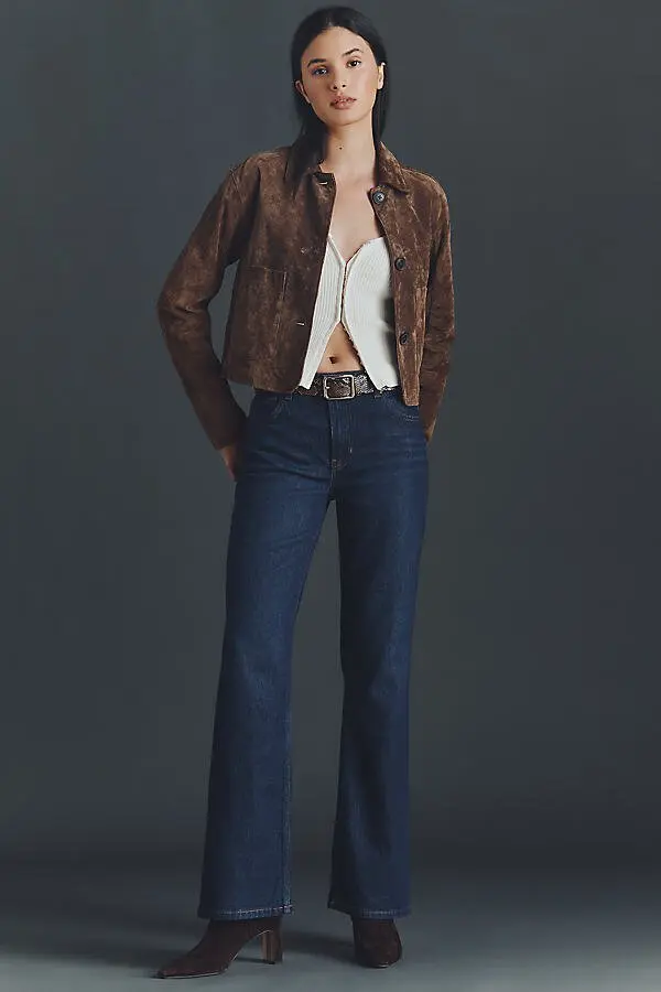 REFORMATION Stretch Mid-rise Bootcut Jeans