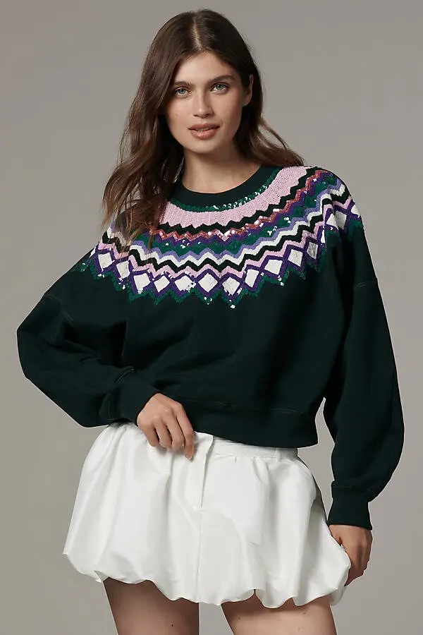 Essentiel Antwerp Embellished Pullover Sweater