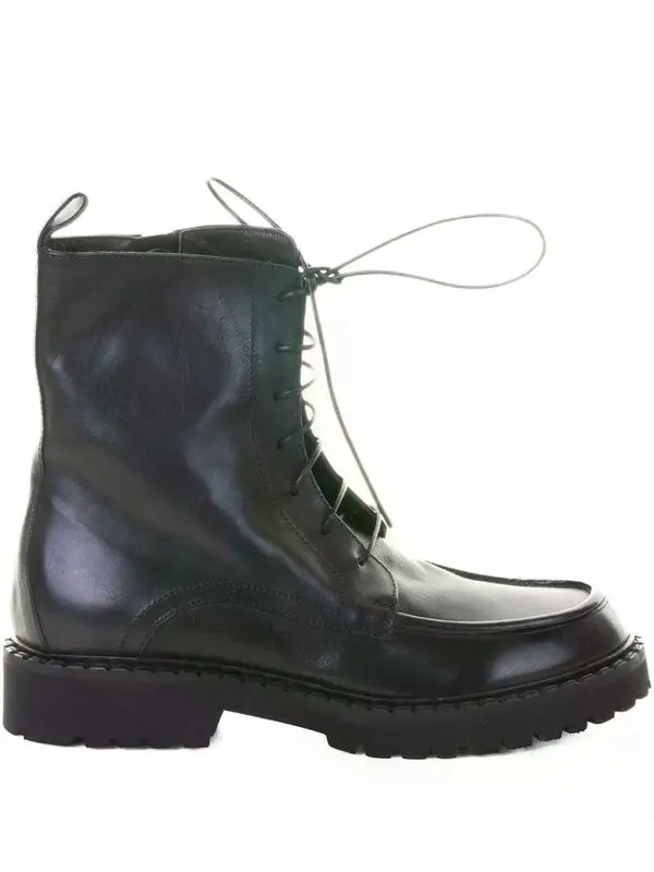LAURA B Lace-up Ankle Boots