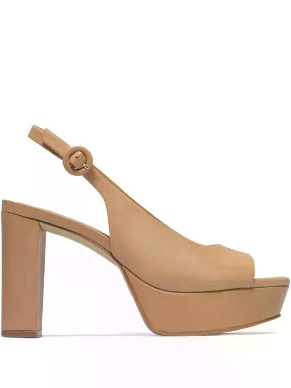Bernardo Vega Peep-toe Platform Pumps