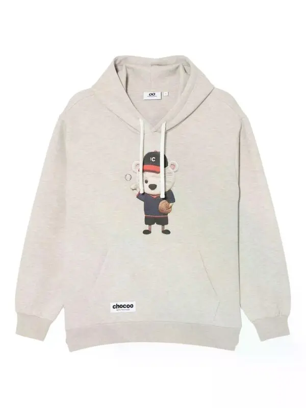 CHOCOOLATE Bear-print Hoodie