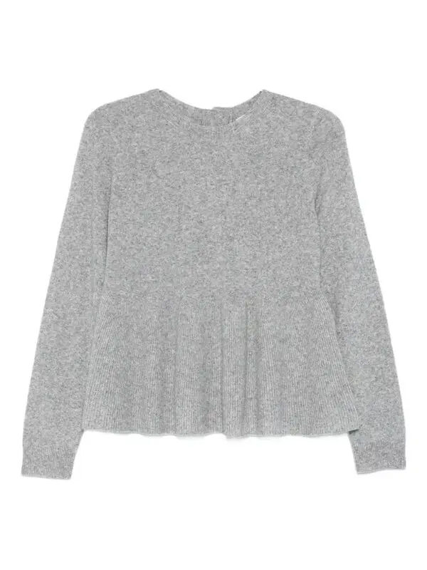 Ba&sh Peplum Knitted Top