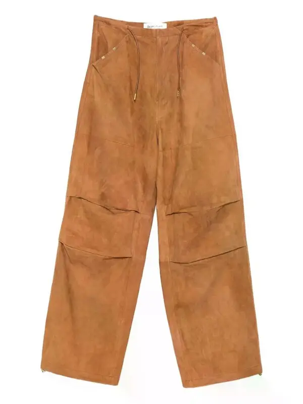 DARKPARK Suede Palazzo Trousers