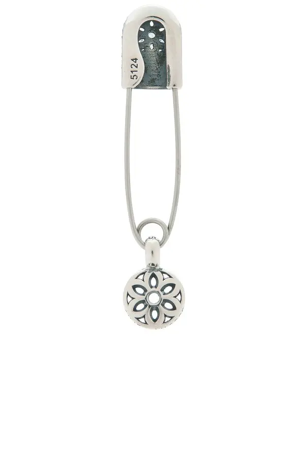Good Art Hlywd Safety Pin With Rosette Charm
