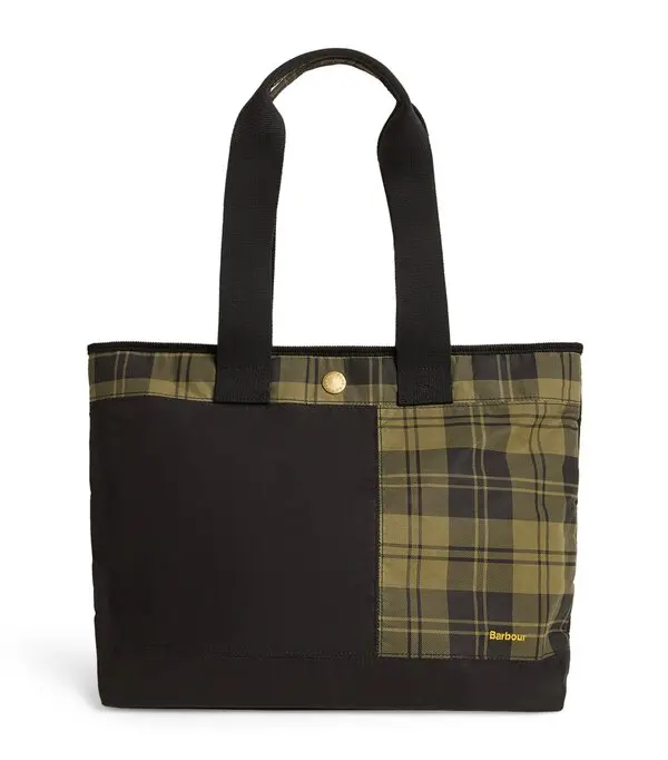 Barbour Cotton Patchwork Tartan Tote Bag