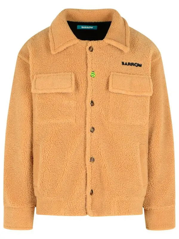 BARROW Teddy' Acrylic Blend Jacket Baige