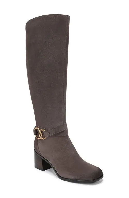 Naturalizer Isabeau Leather Boots - Taupe Grey