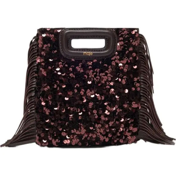 Maje Rhinestone Miss M Mini Bag