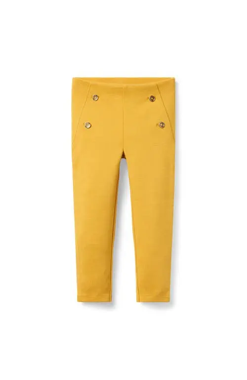 Janie And Jack Button Ponte Pant