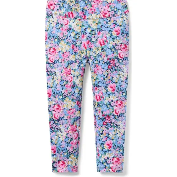 Janie And Jack Floral Ponte Pant