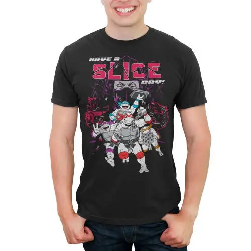 TEENAGE MUTANT NINJA TURTLES Have A Slice Day Sketch Art Graphic T-shirt