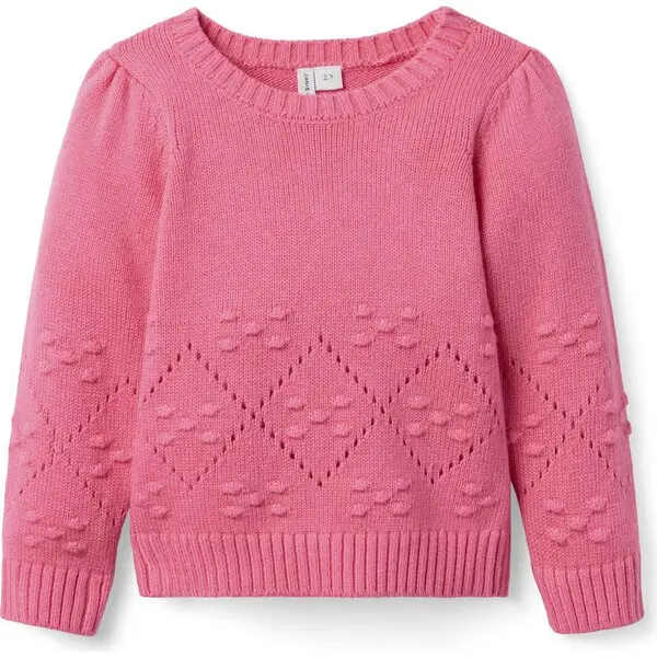 Janie And Jack Pointelle Textured Sweater