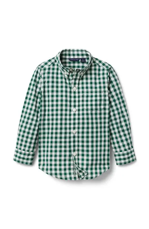 Janie And Jack Gingham Flannel Shirt