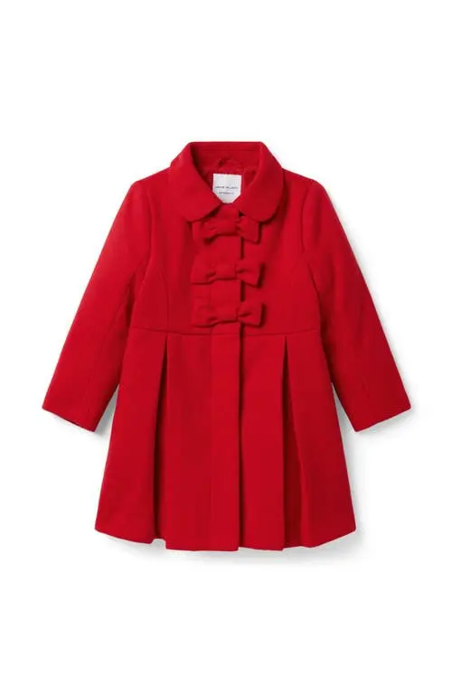 Janie And Jack Bow Detailed Coat