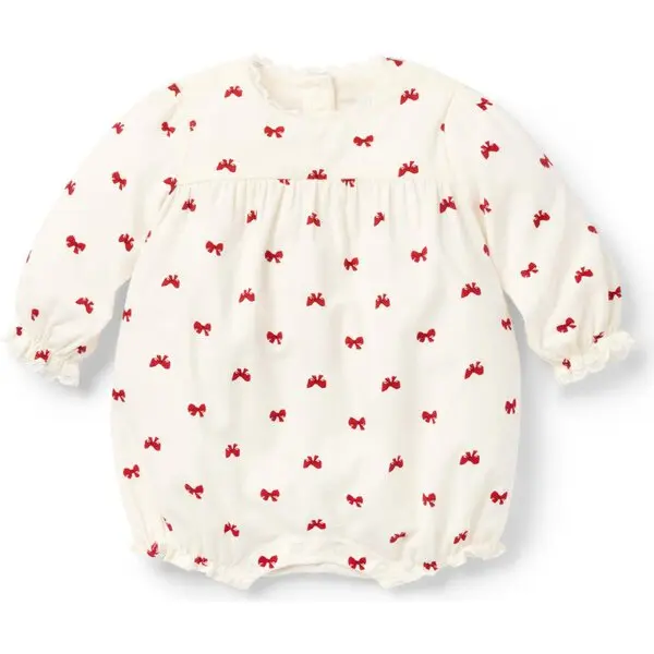 Janie And Jack Baby Bow Corduroy Romper