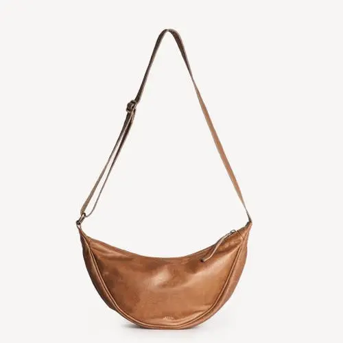JOYN Leather Moon Sling - Camel
