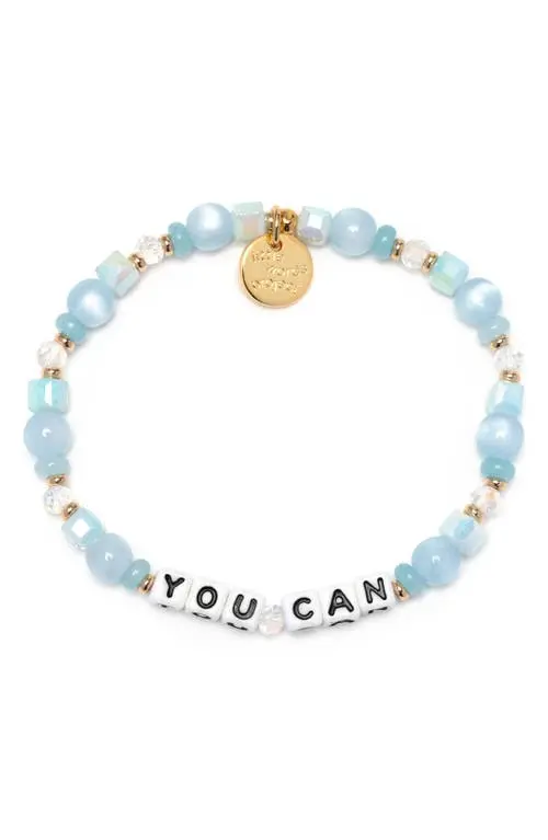LITTLE WORDS PROJECT You Can Beaded Stretch Bracelet