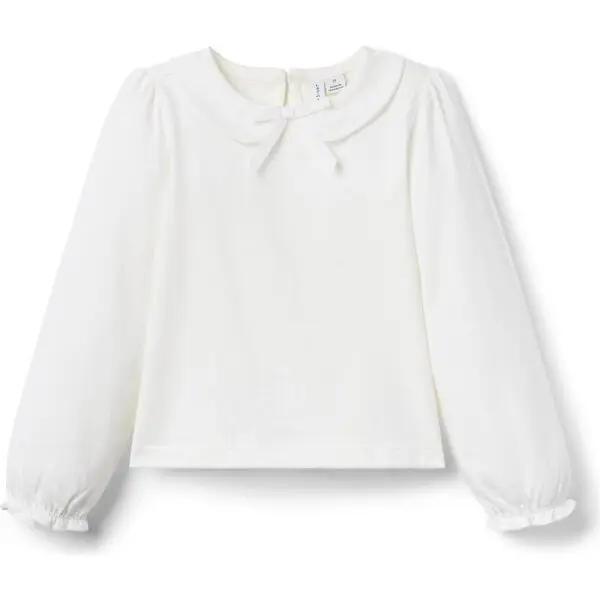 Janie And Jack Bow Collared Top