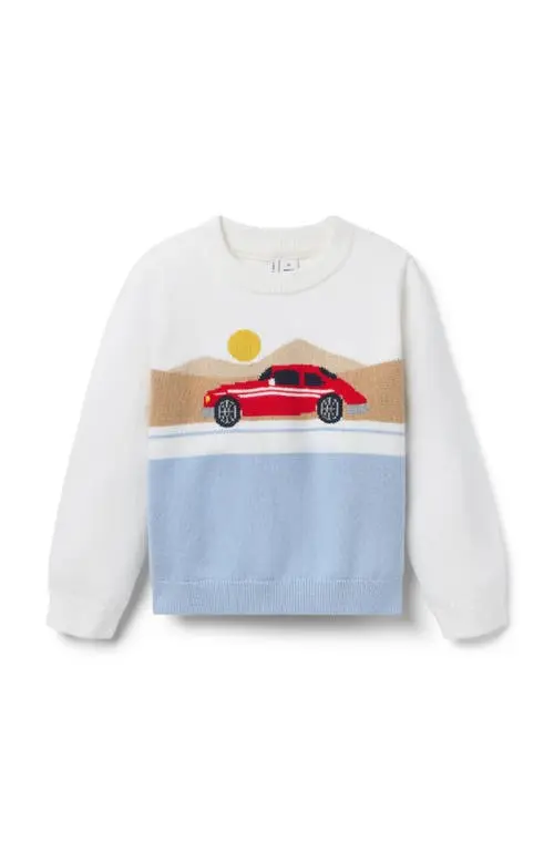 Janie And Jack The Race Car Sweater