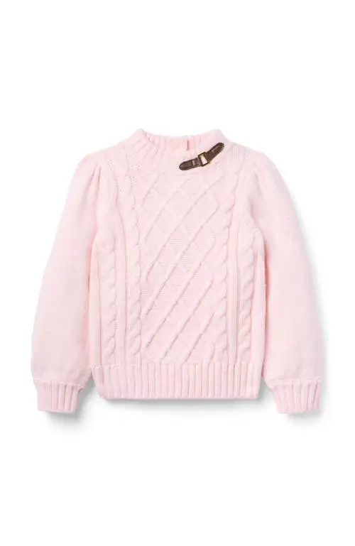 Janie And Jack The Equestrian Cable Sweater