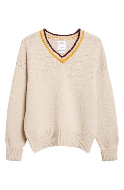 Visvim College Wool & Cashmere V-neck Sweater