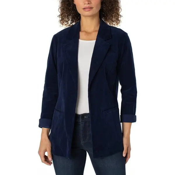 LIVERPOOL Corduroy Open Front Boyfriend Blazer