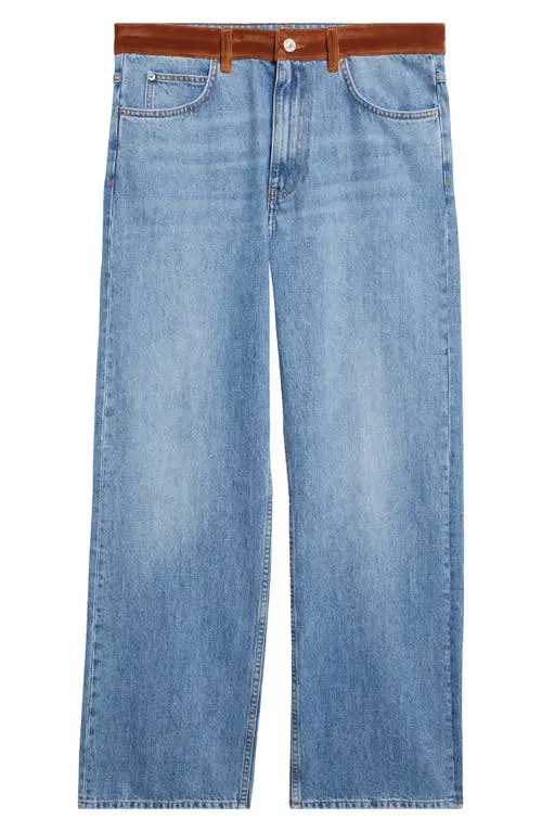 Marni Patchwork Wide Leg Jeans