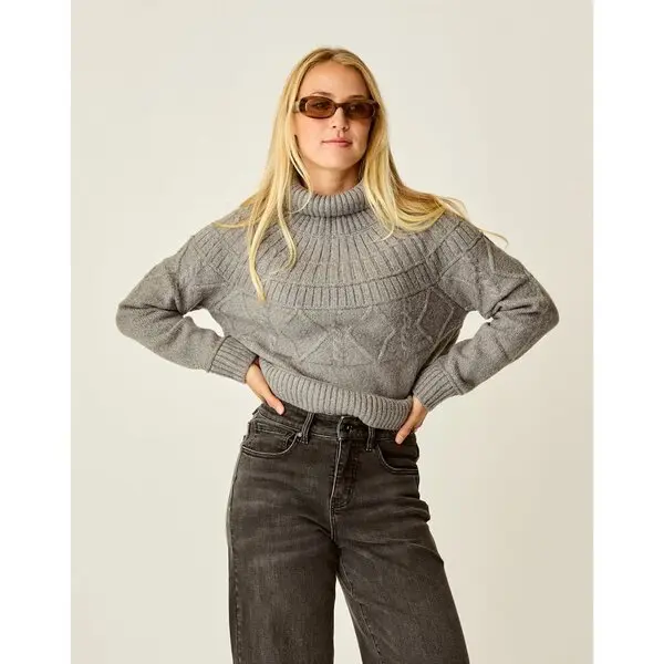 Carve Designs Neve Cable Turtleneck
