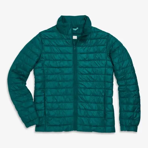 PRIMARY Gown-ups Puffer Jacket - Spruce