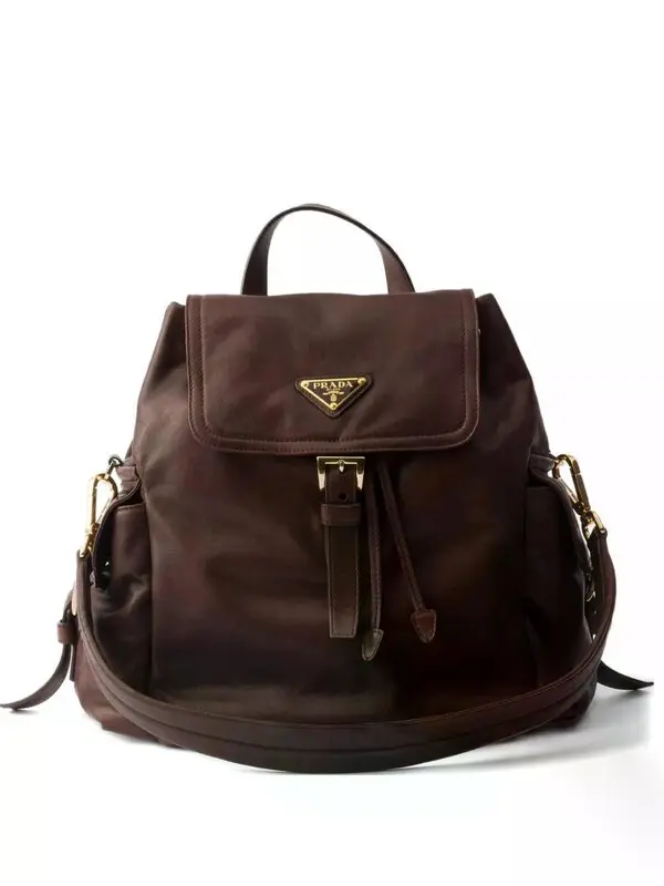 Prada Medium Explore Leather Backpack
