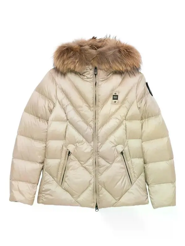 BLAUER. Faux-fur Trim Puffer Jacket