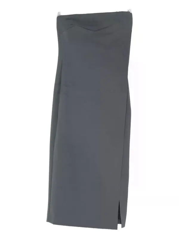 ENTIRE STUDIOS Strapless Midi Dress