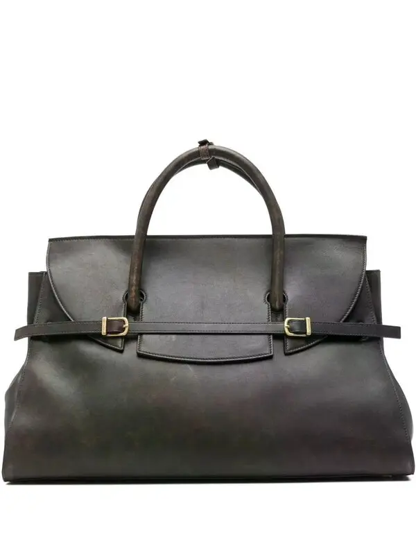 Simkhai River Leather Weekender Tote Bag