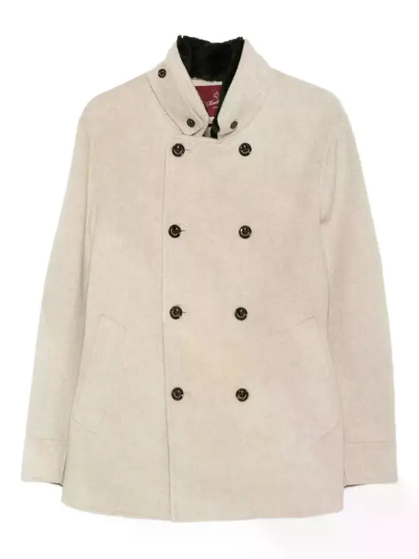 MONTECORE Double-breasted Collared Coat