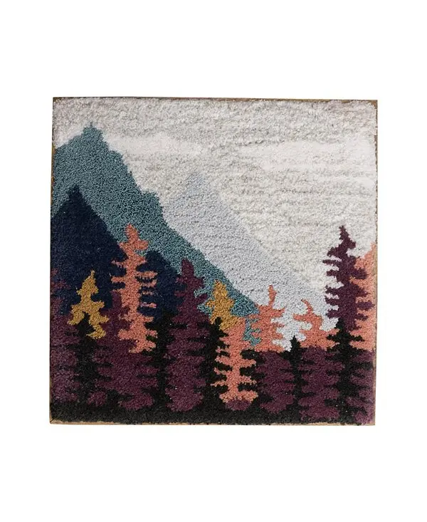 GAURI KOHLI Jhansi Tufted Wall Art, 18 X 18