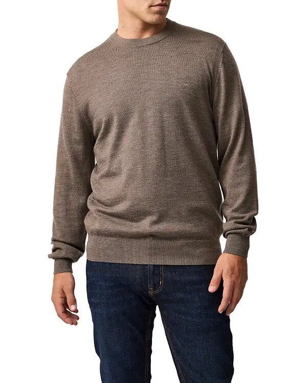 Rodd & Gunn York Bay Merino Wool Sweater - Sable