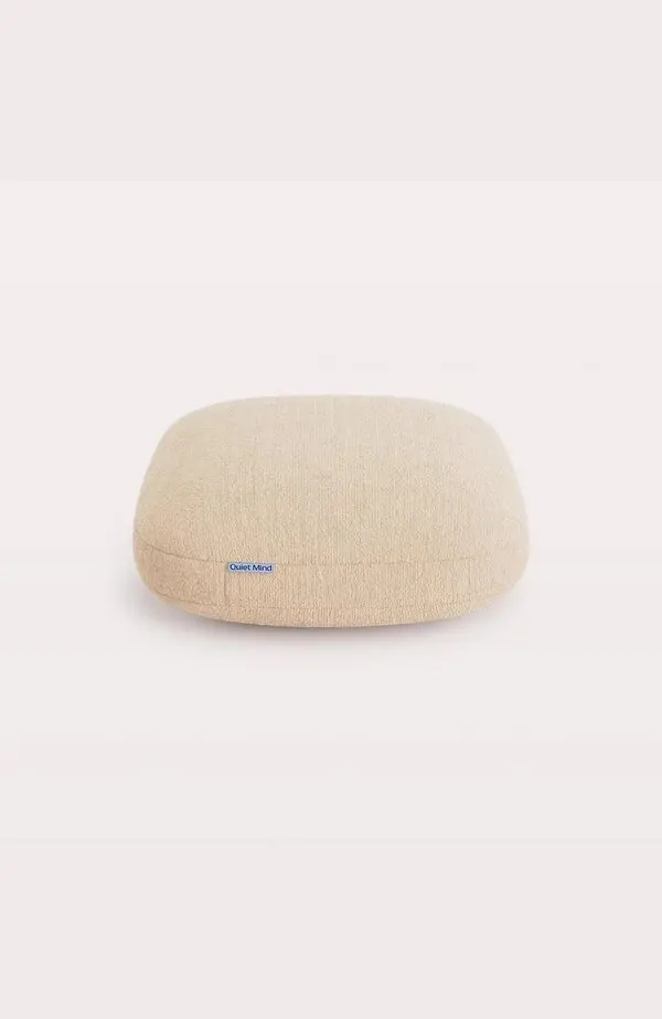 QUIET MIND The Original Weighted Pillow Cashew Medium 9 Lbs