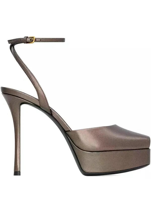 Saint Laurent Platform Ankle Strap Sandals