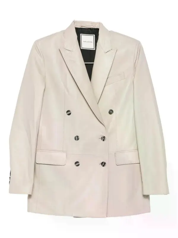 Tagliatore Double-breasted Leather Jacket