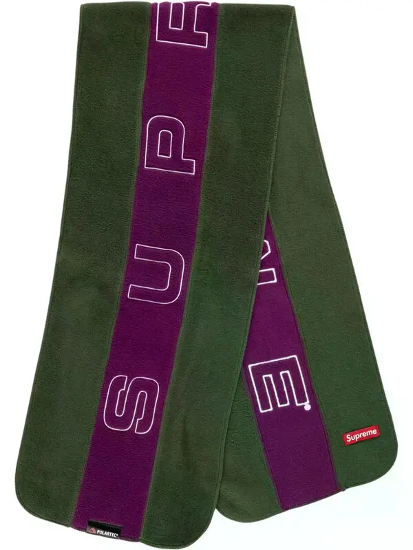 Supreme X Polartec Logo Scarf - Green