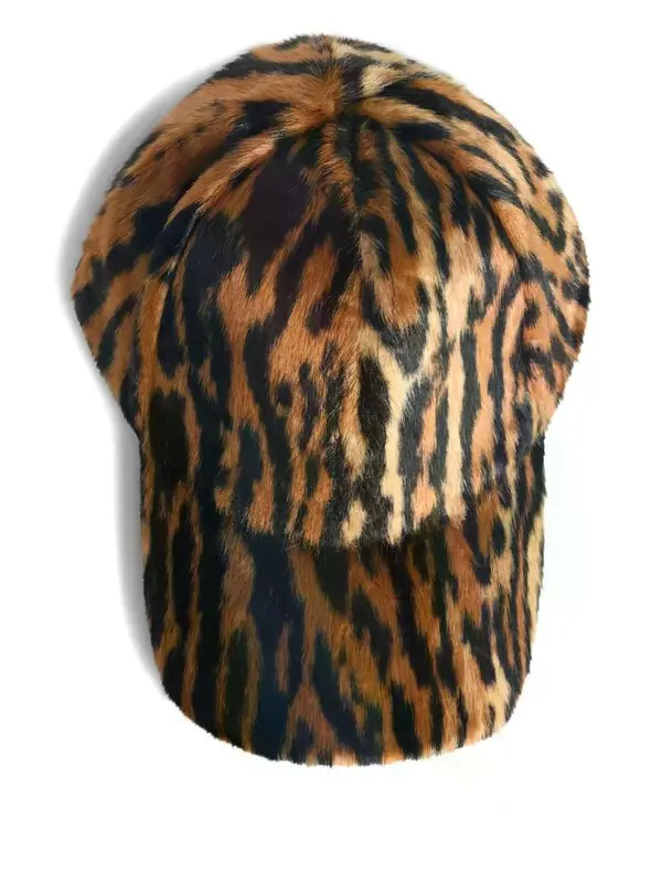 STAND STUDIO Cyrene Animalier Faux-fur Cap
