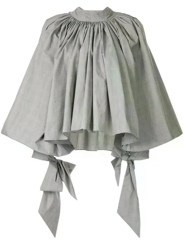A.W.A.K.E. Mode Flared Oversized Blouse