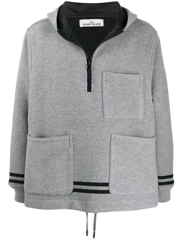 Stone Island Patch Pocket Hoodie