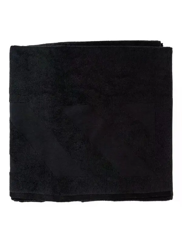 Off-White Diagonal Stripe Beach Towel