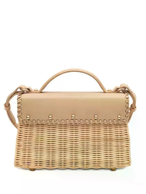 ISLA Woven Top-handle Shoulder Bag