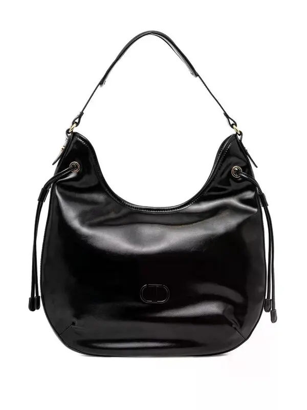 TWINSET Logo-plaque Tote Bag - Black